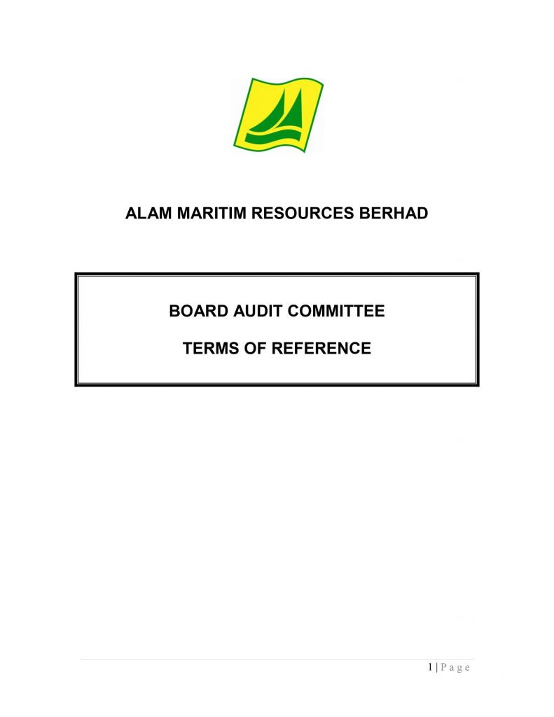Committees Terms Of Reference - Investor Relations - Alam Maritim ...