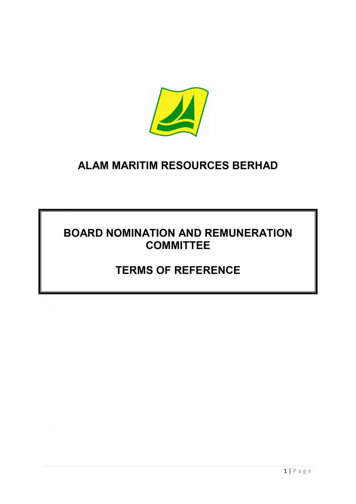 Committees Terms Of Reference - Investor Relations - Alam Maritim ...